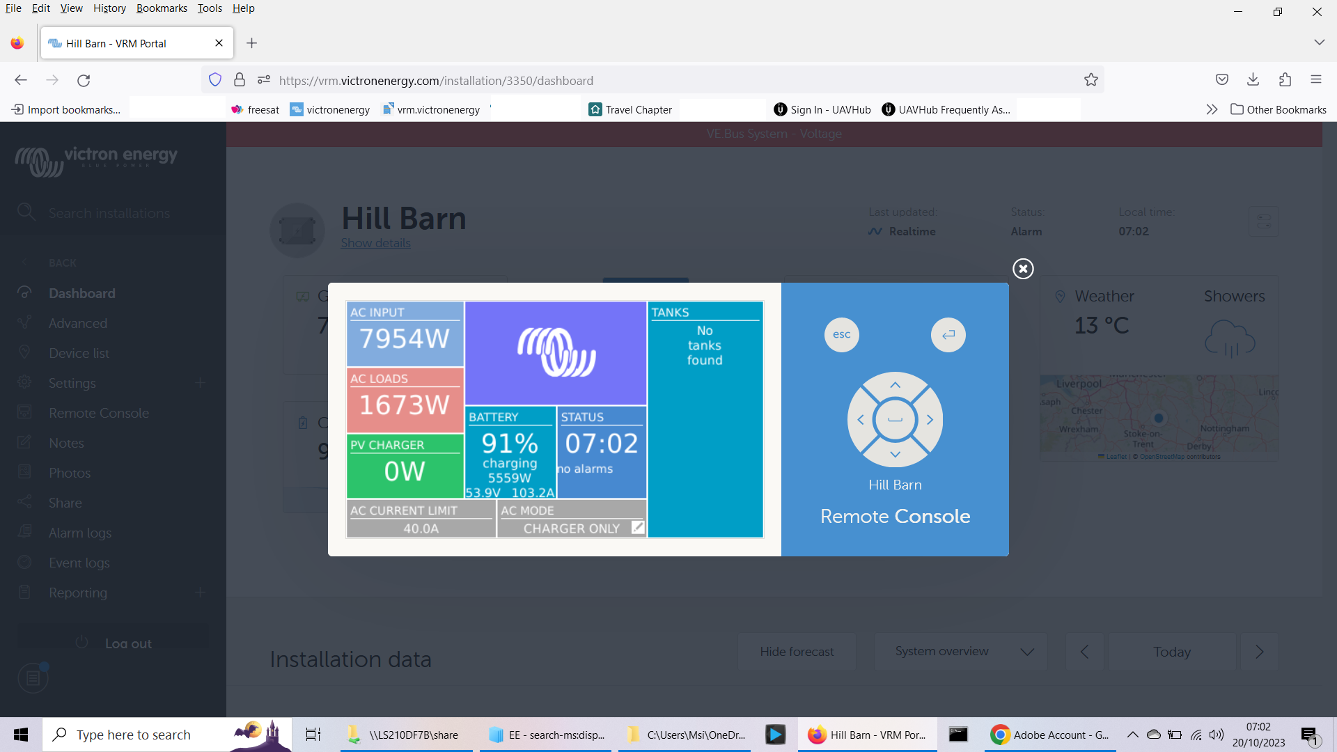 Changed CCGX settings and now not working properly - VictronEnergy